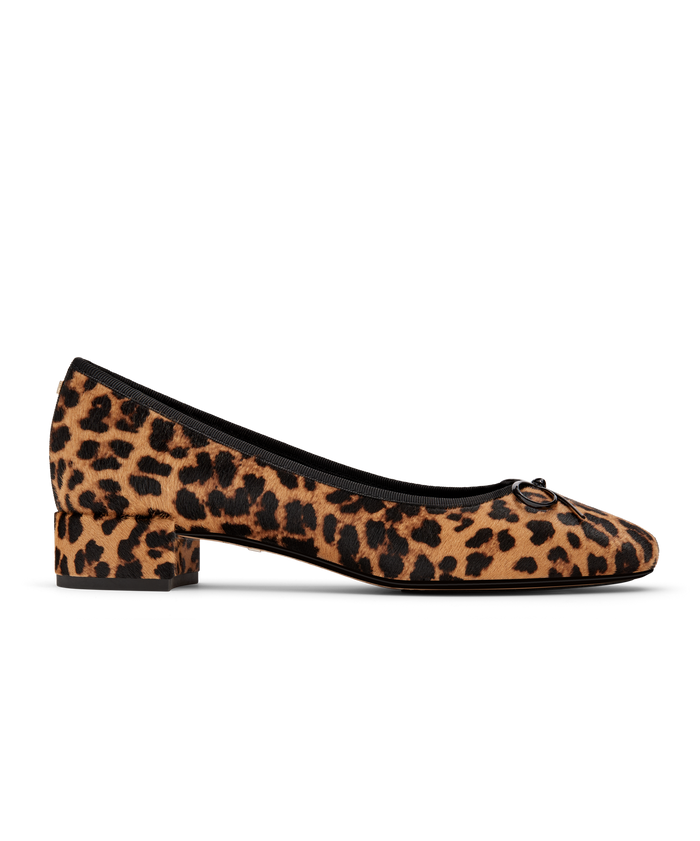The Hummingbird 30 | Leopard Print Calf Hair | Women's Heels | Birdies
